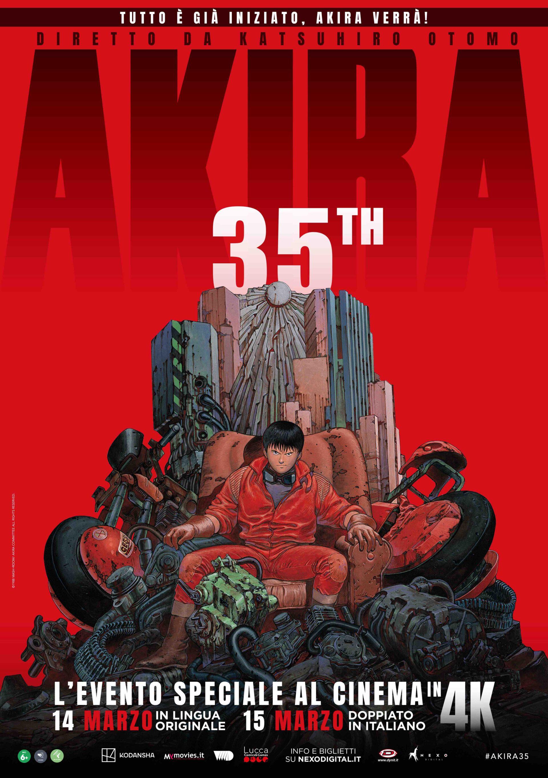 Akira torna al cinema in 4K per il 35esimo anniversario! - Ohayo!